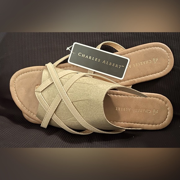Charles Albert | Shoes | Charles Albert Women Nude Thong Style Sandal ...